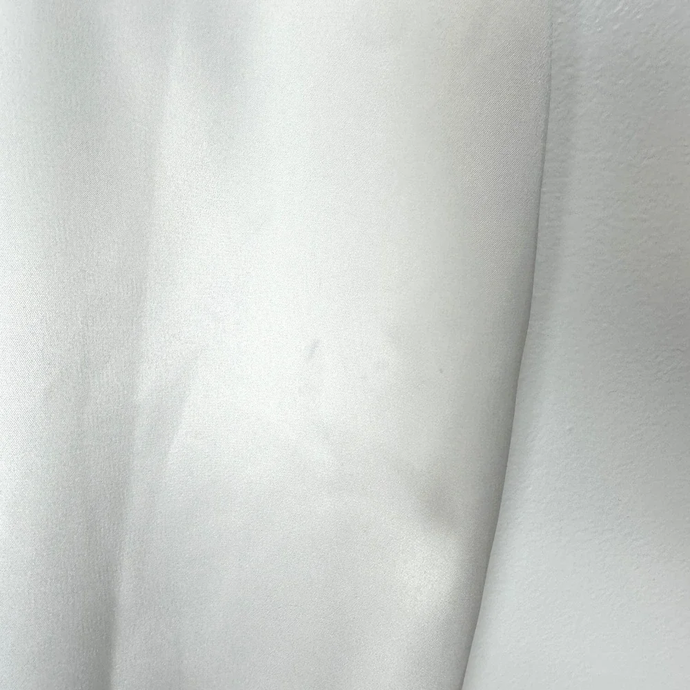 St. John | Dresses | St John Painted Leaves Silk Dress White Ivory ...
